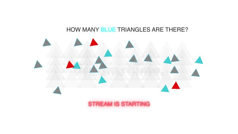 Triangles Movement for Seamless Loop White Background Stock Video ...