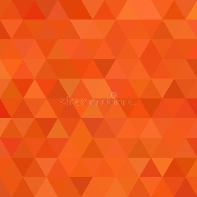 Triangles Orange Background. Abstract Vector Illustration. Eps 10 Stock ...