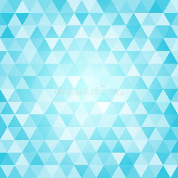 Vector Geometric Blue Triangles Pattern Background with Mosaic Effect ...