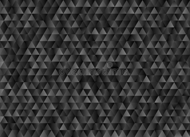 Black and Grey Triangles Geometric Pattern Background with Mosaic ...
