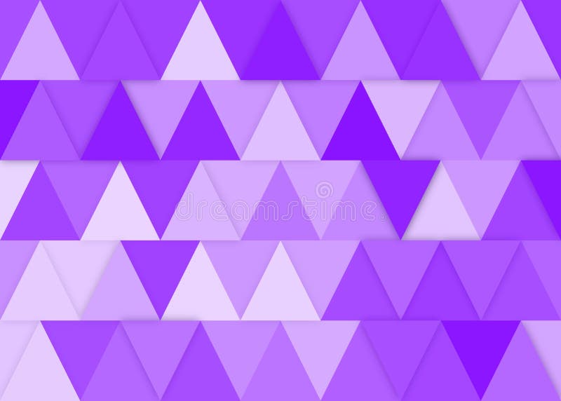 Abstract Geometric Background with Seamless Purple Triangles Pattern ...