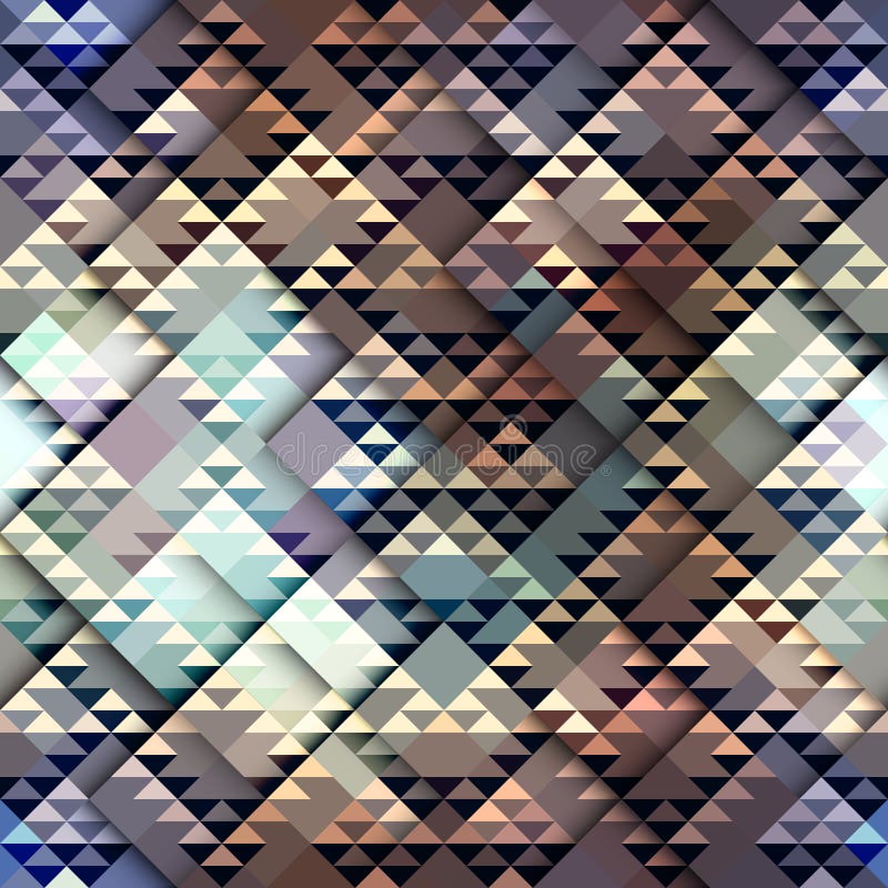Triangles pattern stock vector. Illustration of pattern - 51565294