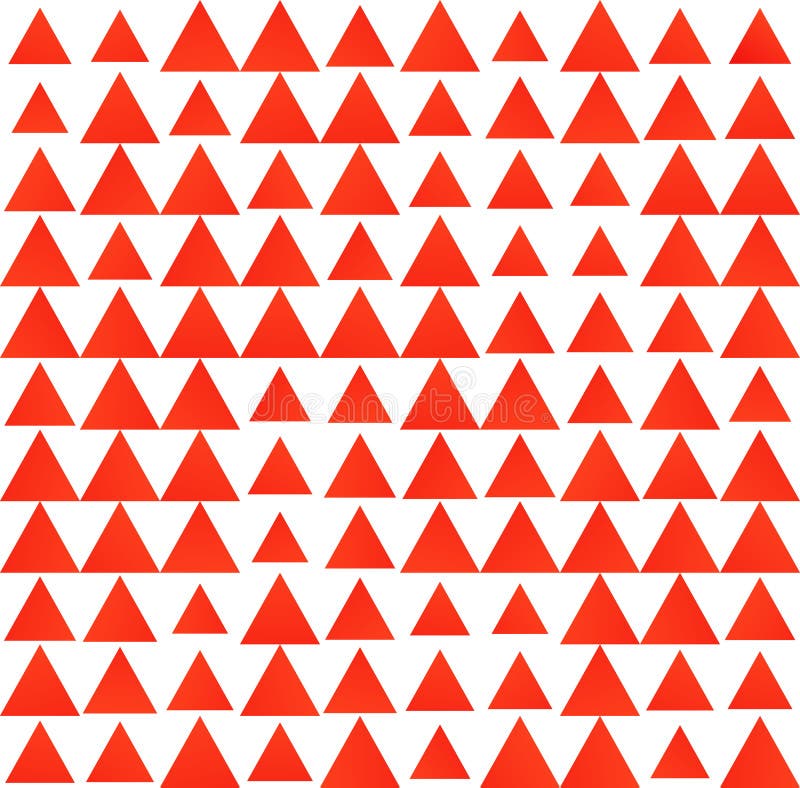 Triangles with a RED Gradient. Seamless Vector Pattern for Design of ...