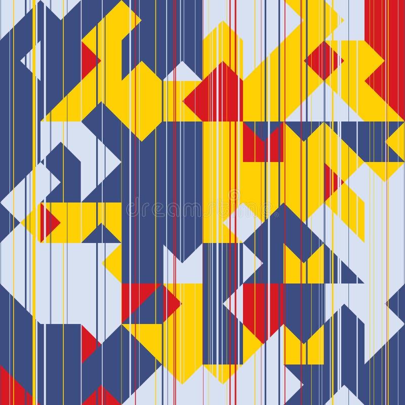 Triangles Retro Abstract Background Stock Vector - Illustration of ...