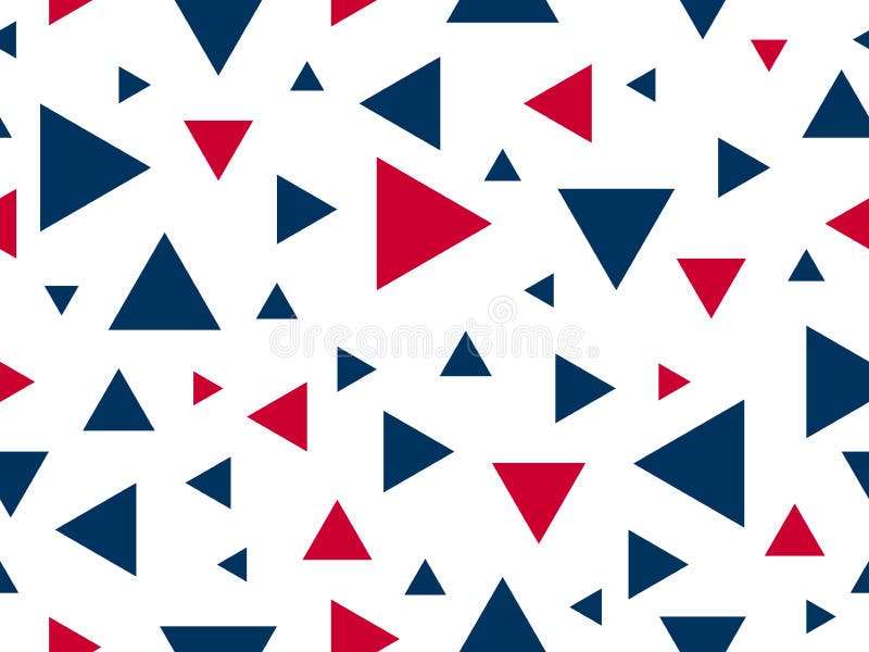 Triangles Seamless Background, Messy Chaotic Vector Pattern, Particles ...