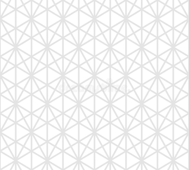 Triangles Seamless Pattern. Subtle Vector White and Gray Geometric ...