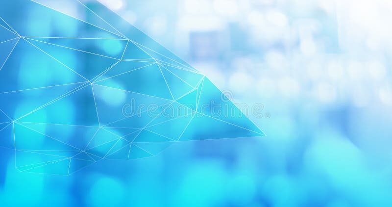 Triangles Shapes Connection Layout, Sci-fi Abstract Background Stock ...
