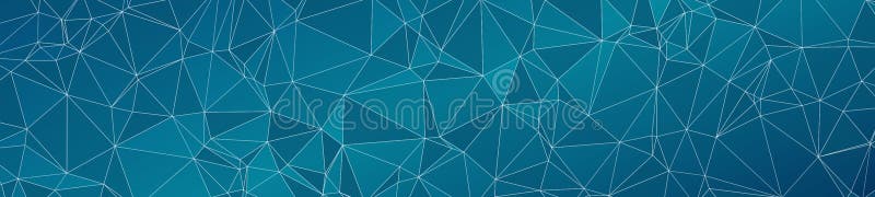 Triangles Shapes Wide Banner Tech Vector Background Stock Vector ...