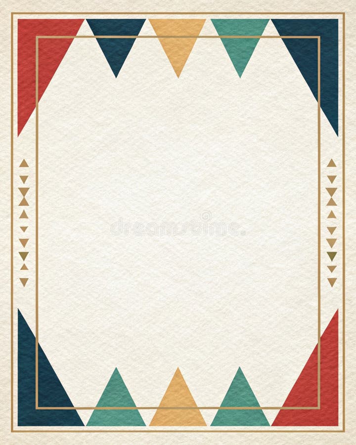 Triangle Border Paper Texture Sharp and Dynamic Stock Illustration ...