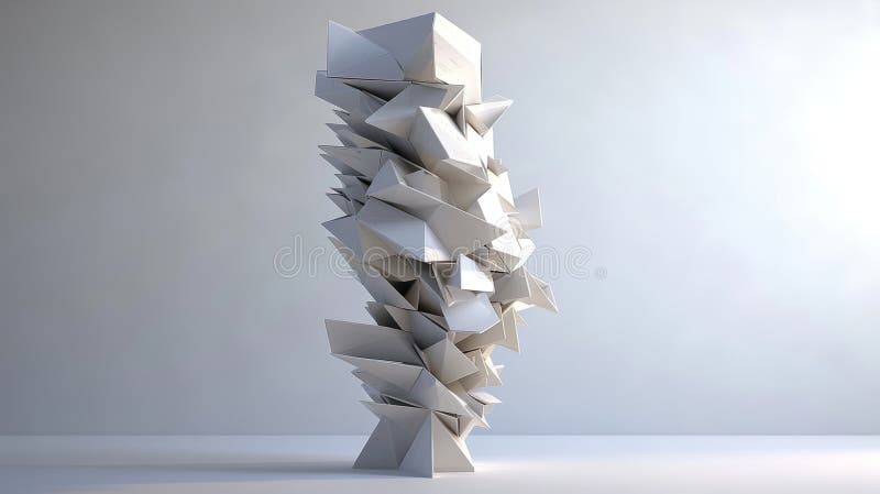 Triangles Stacked in a Teetering Tower Creating a Sense of Tension and ...
