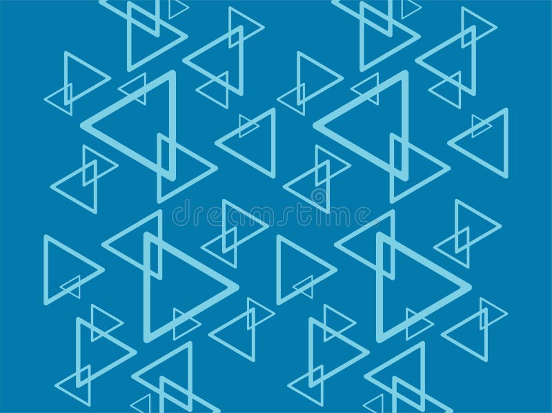 Triangles Vector Abstract Background. Seamless Pattern. White Triangle ...