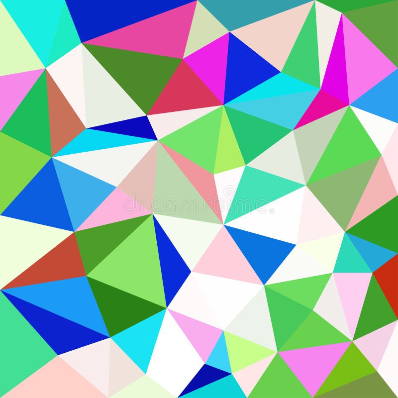 Triangular Abstract Background Stock Illustration - Illustration of ...