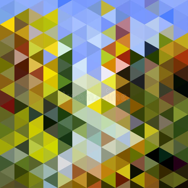 Triangular Abstract Background Stock Illustration - Illustration of ...