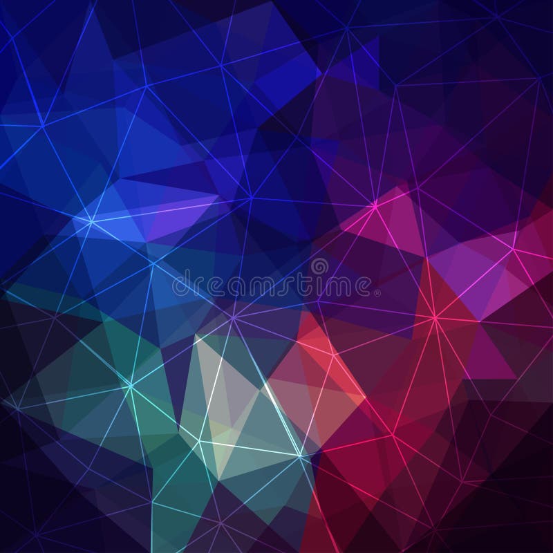 Triangular Abstract Background Stock Illustration - Illustration of ...