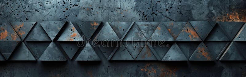Triangular Anthracite & Grey Geometric Concrete Texture for Background ...