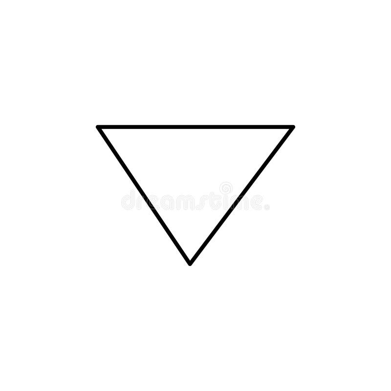 Triangular Arrow Icon. Element of Simple Icon for Websites, Web Design ...