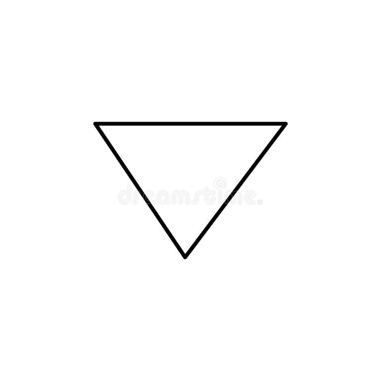 Triangular Arrow Icon. Element of Simple Icon for Websites, Web Design ...