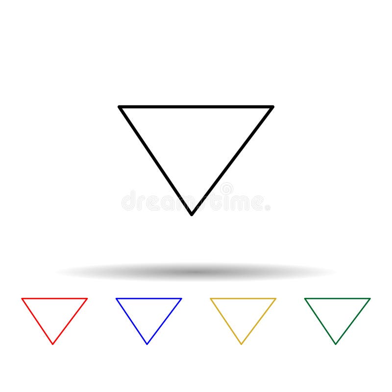 Triangular Sign with Exclamation Point Icon. Detailed Set of Simple ...