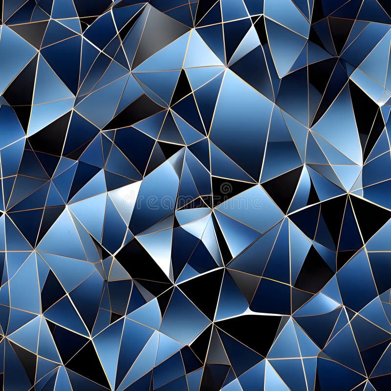 Triangular Background. Abstract Composition of 3d Triangles Stock ...