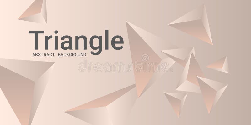 Triangular Background. Abstract Composition of 3d Triangles Stock ...