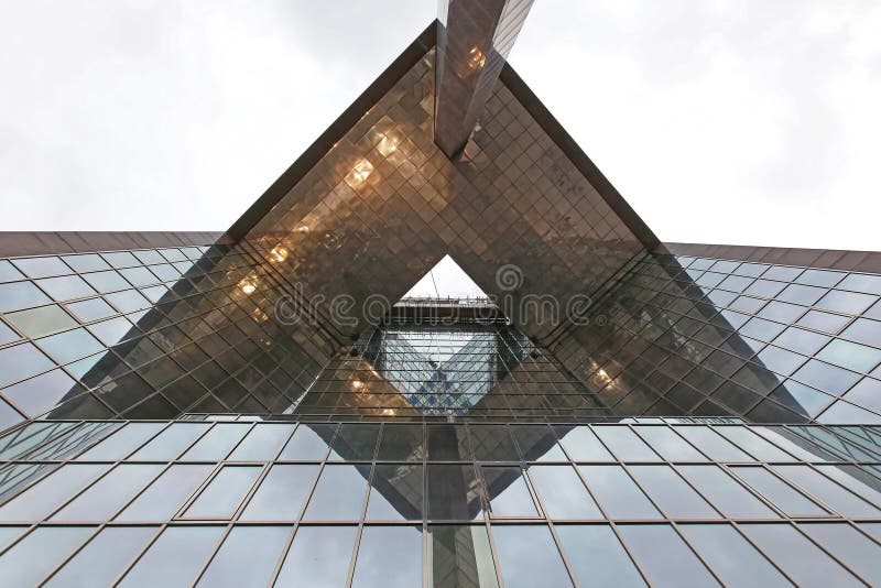 Triangle building stock image. Image of buildings, corporate - 4812579