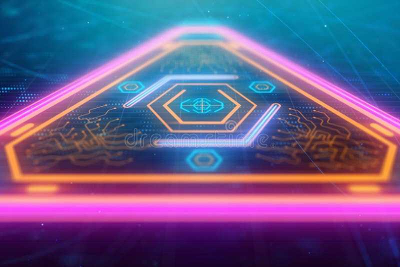 Triangular Business Interface Texture Stock Illustration - Illustration ...