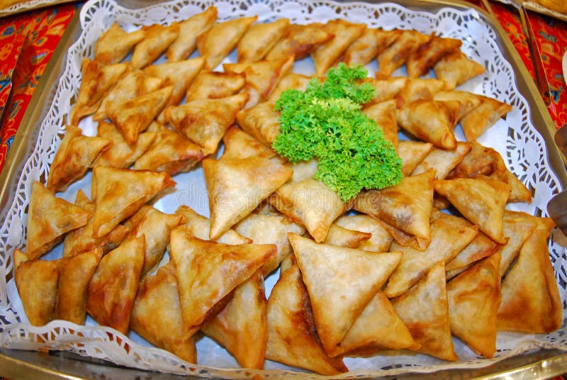 Triangular Cakes in the Pan Stock Photo - Image of pasty, cakes: 3186526