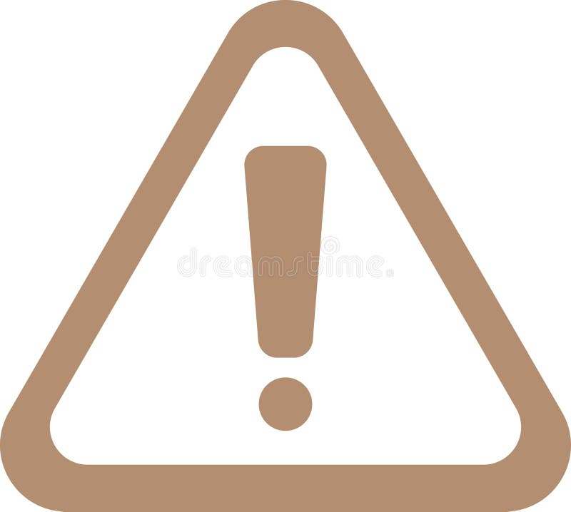 Triangular Caution Sign with an Exclamation Mark, Indicating a General ...