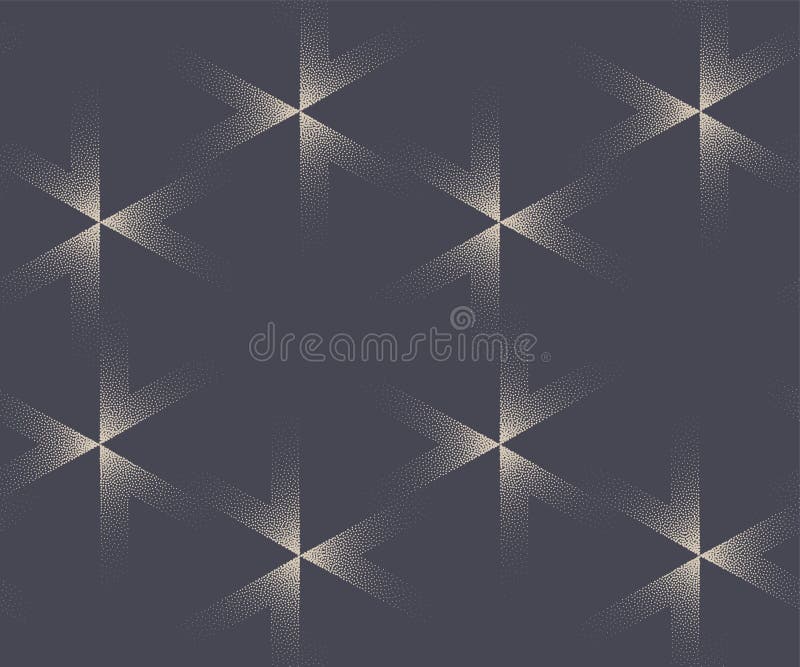 Triangular Cell Geometric Seamless Pattern Vector Futuristic Abstract Background Stock Vector ...