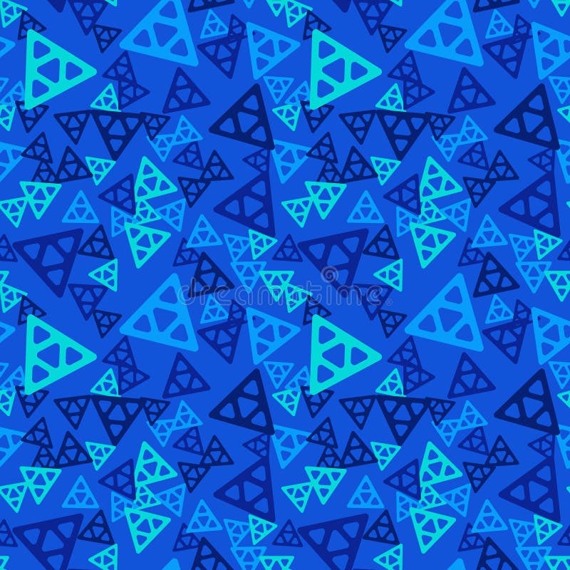 Triangular Chaos Seamless Pattern Stock Vector - Illustration of print ...