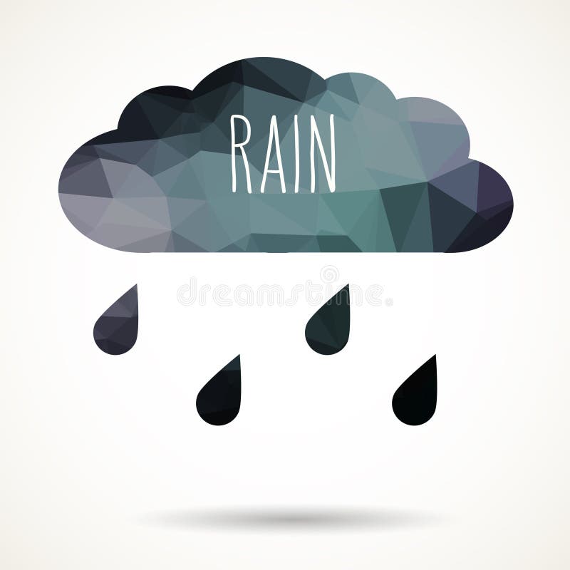 Triangular cloud stock vector. Illustration of background - 83400791