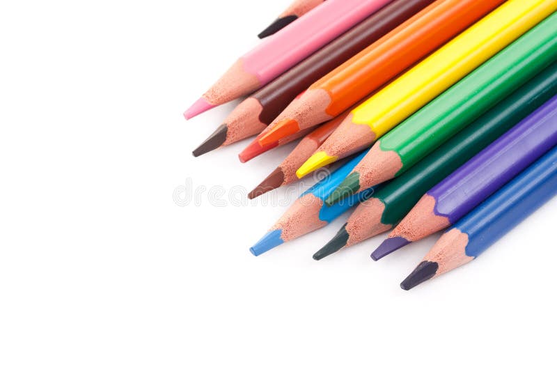 Triangular color pencils stock photo. Image of kindergarden - 17710034