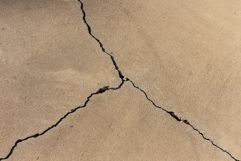 Triangular Crack in Concrete Wall Texture Background Grunge Stock Photo ...