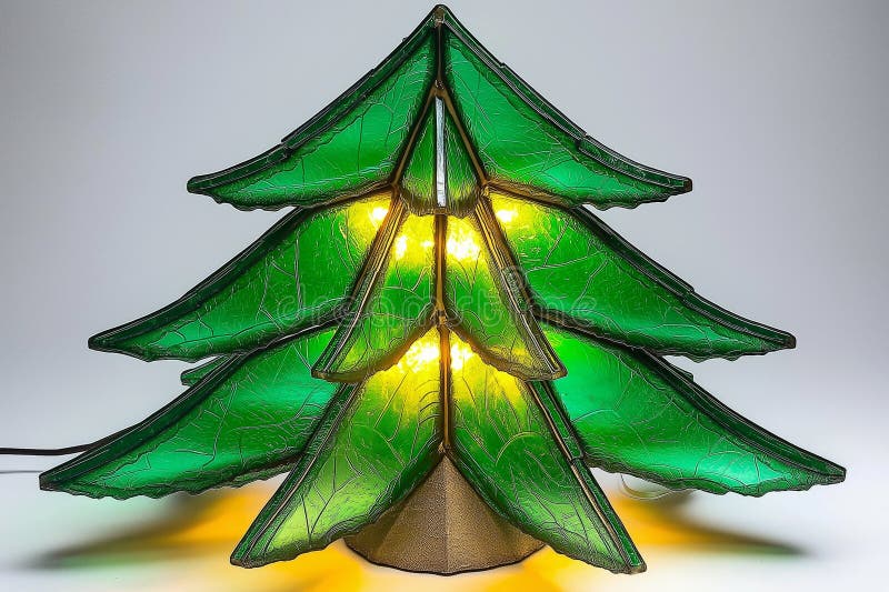 Triangular Design of Overlapping Green Glass Panels Creates an Abstract ...