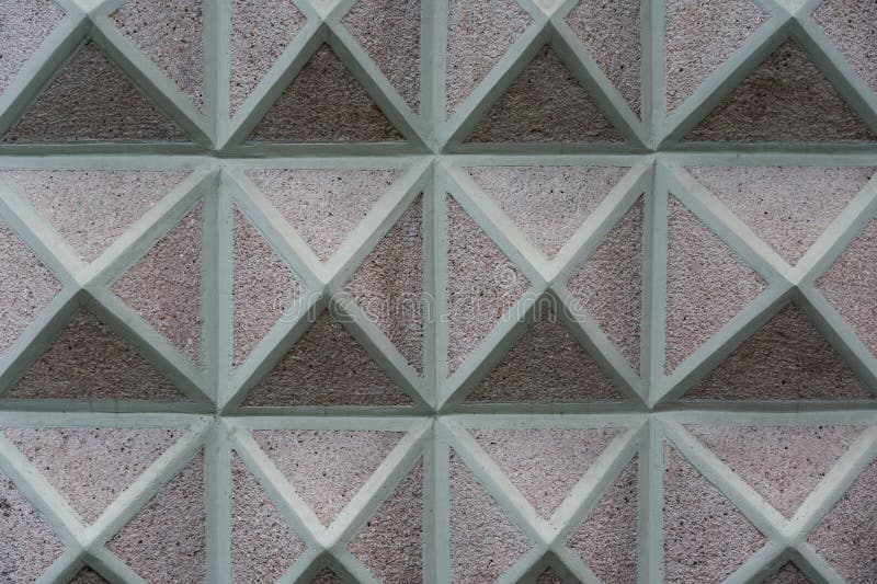 Triangular Drawing of the Building Facade. Pyramid Facade. Background ...