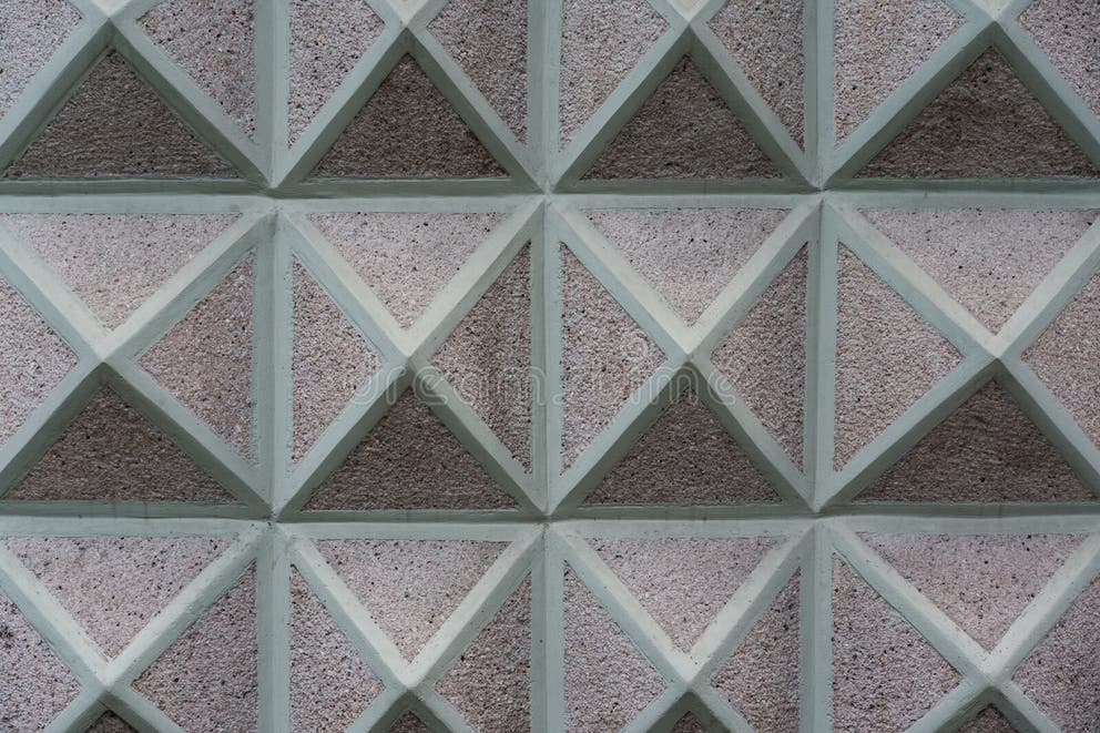 Triangular Drawing of the Building Facade. Pyramid Facade. Background ...