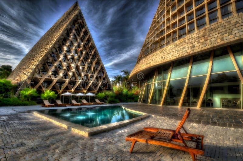 Triangular Elegance Merging Nature’s Beauty with Luxurious Design House ...