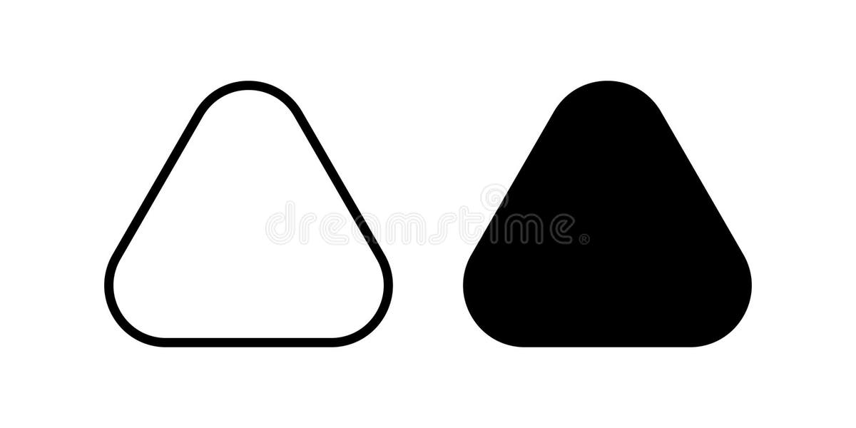 Rounded Corner Triangle Stock Illustrations – 453 Rounded Corner ...