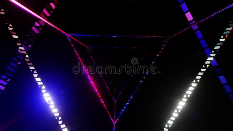 Triangular Geometric Magic Tunnel Rotate Shape Sparkles Colorful and ...