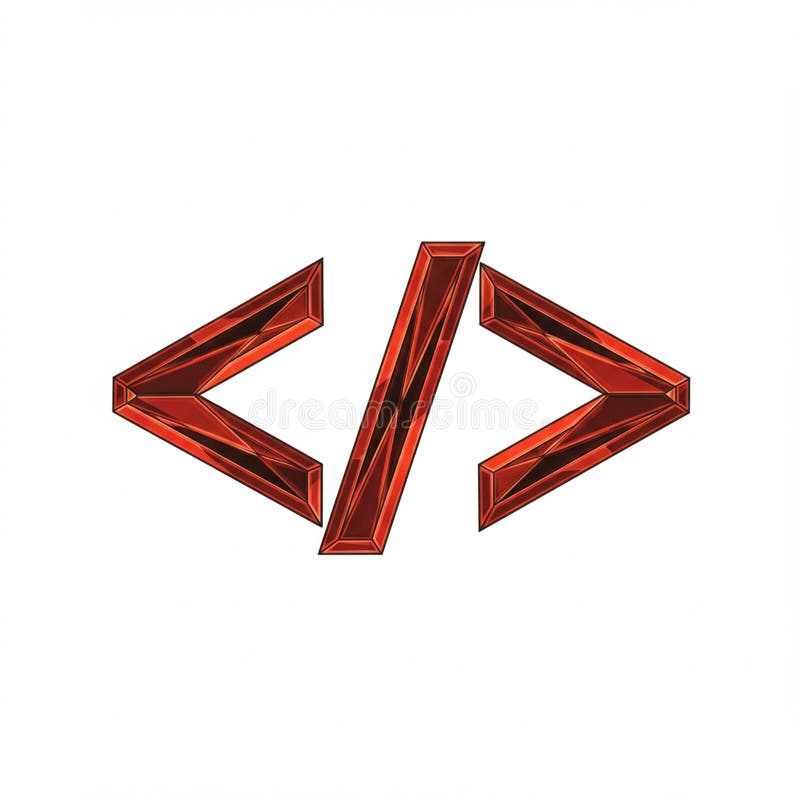 Triangular Geometric Shapes Form a Code-like Symbol Resembling Angle ...