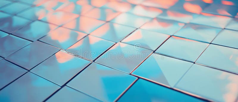 Triangular Geometric Tile Pattern Displaying Modern and Abstract Design ...