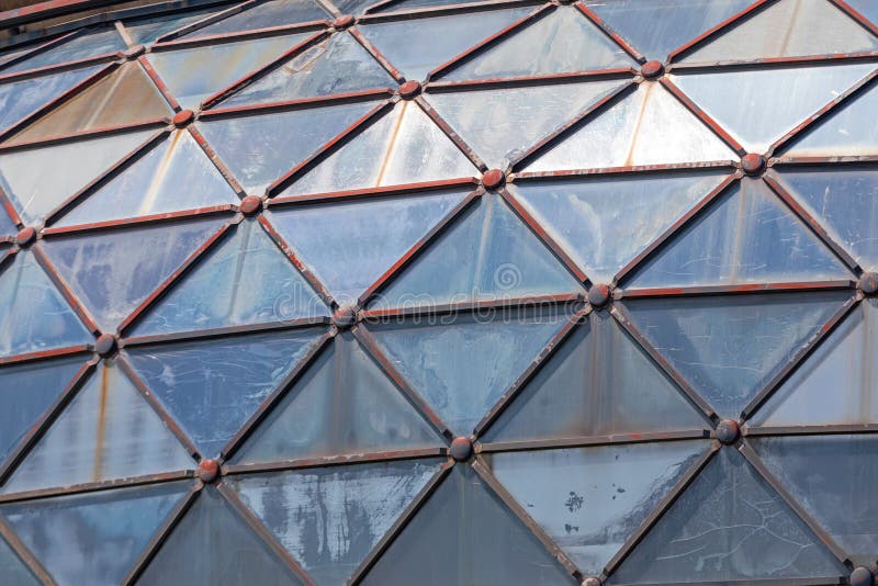 Triangular Glass Building stock photo. Image of architecture - 214111520