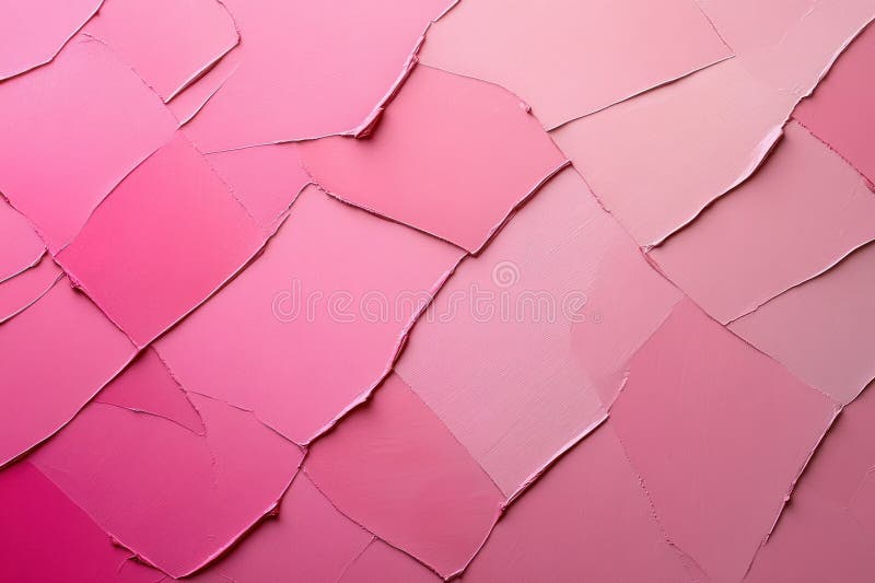 Triangular Gradient Shapes on Metallic Red-Pink Abstract Texture Banner ...