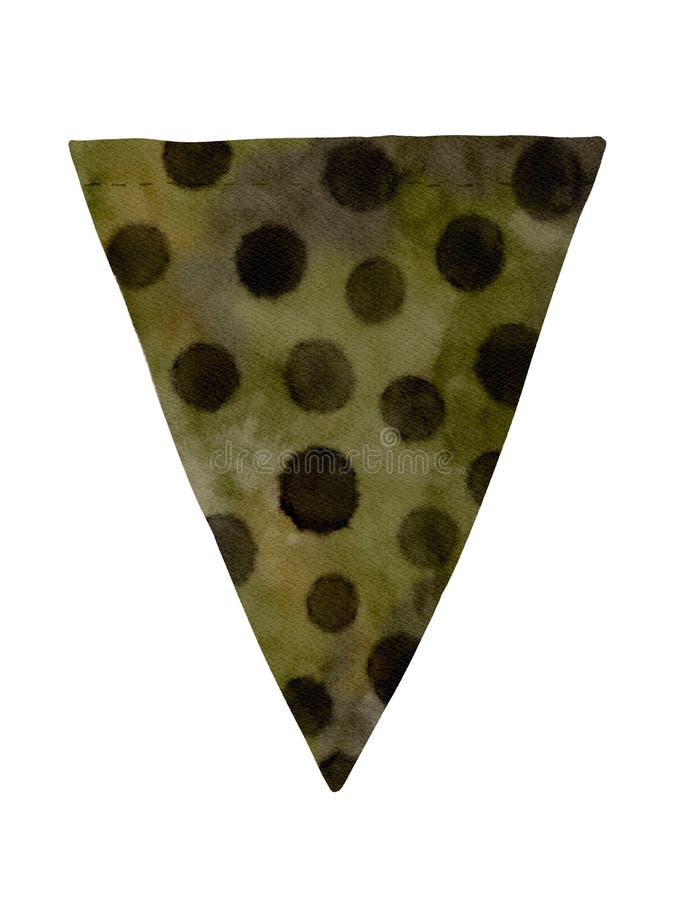 Triangular Green Polka Dot Pattern for Artistic Uses, Showcasing Its ...