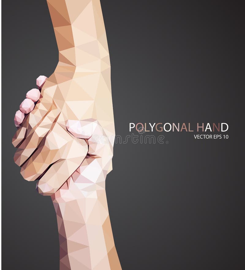 Triangular Hold Hands,help Sign Stock Vector - Illustration of ...