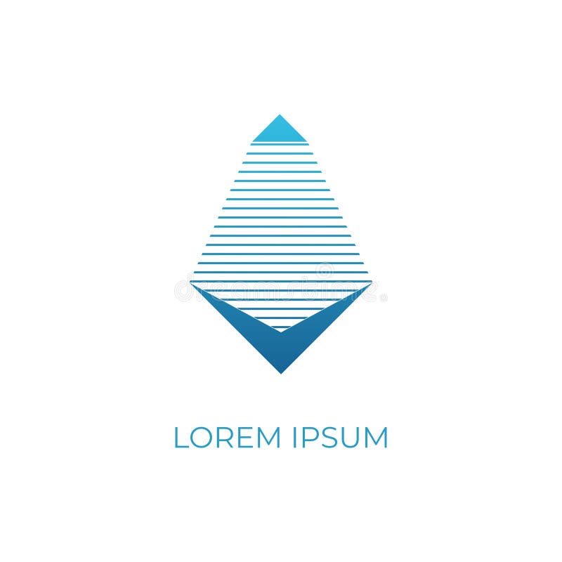 Triangular logo stock vector. Illustration of logotype - 229855530