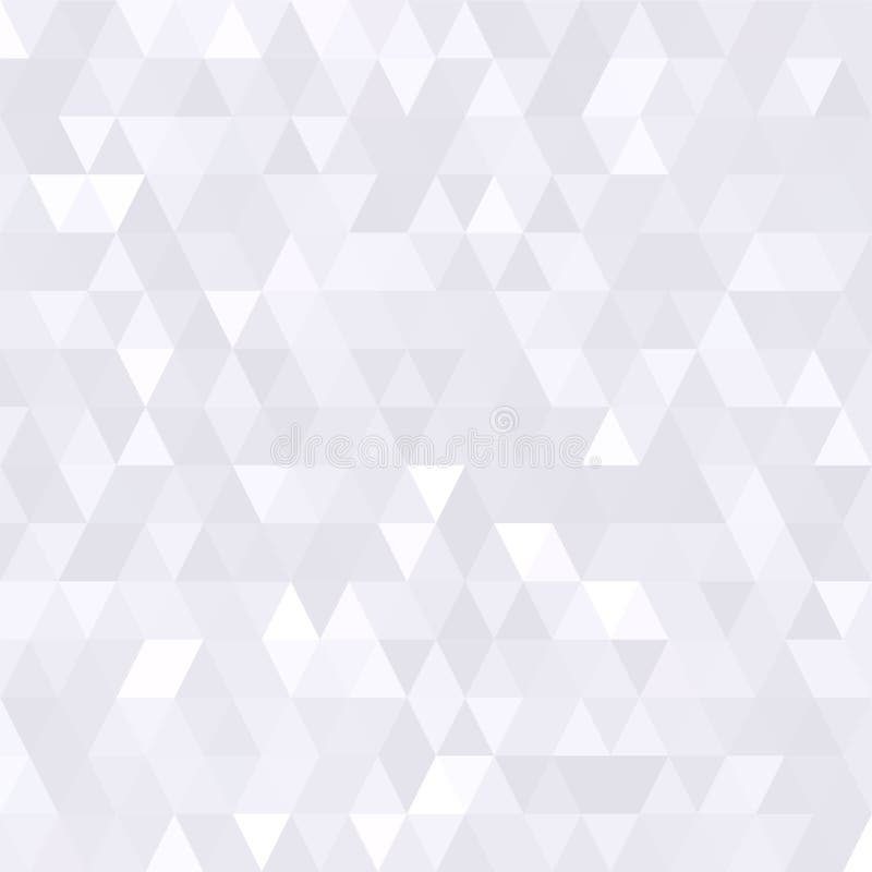 Triangular Low Poly, Light Grey, Silver, Mosaic Abstract Pattern Background, Vector Polygonal ...