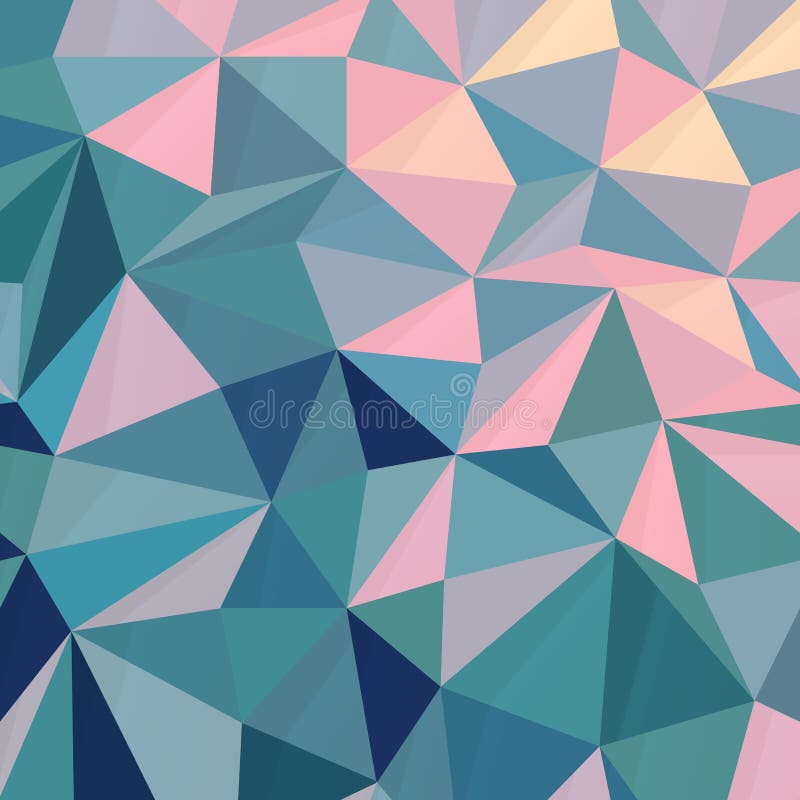 Triangular Low Poly Pink-Green Background Stock Vector - Illustration ... Triangular Low Poly Pink-Green Background Stock Vector - Illustration ...
