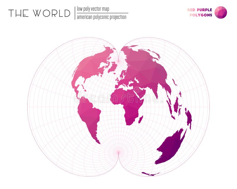 Triangular Mesh of the World. Stock Vector - Illustration of ...