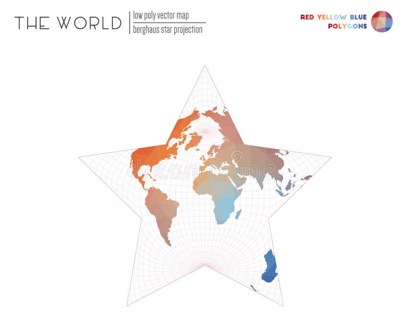 Triangular Mesh of the World.. Stock Vector - Illustration of original ...